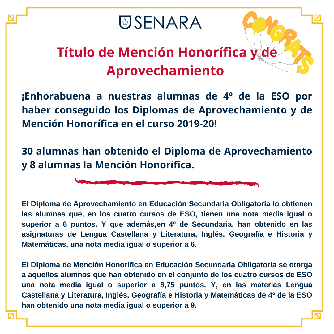 TITULO MENCION HONORIFICA - Senara TITULO MENCION HONORIFICA - Senara